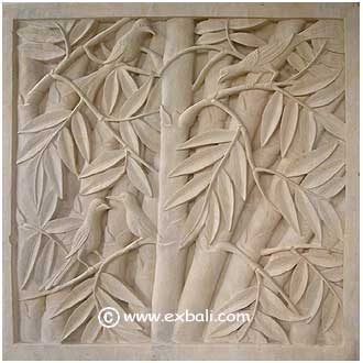 BALI CARVED STONE WALL MURALS [ EXPORT BALI ]