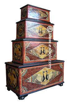 SHELL INLAY BOXES - HANDICRAFTS [ EXPORT BALI ]