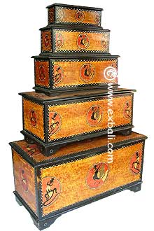 SHELL INLAY BOXES - HANDICRAFTS [ EXPORT BALI ]