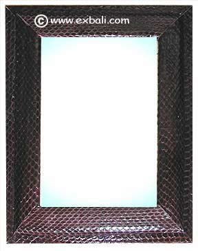 SNAKE SKIN PHOTO FRAMES - HANDICRAFTS [ EXPORT BALI ]