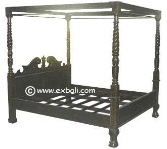 TEAK BEDS and TEAK BEDROOM FURNITURE [ EXPORT BALI ]
