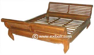 TEAK BEDS and TEAK BEDROOM FURNITURE [ EXPORT BALI ]